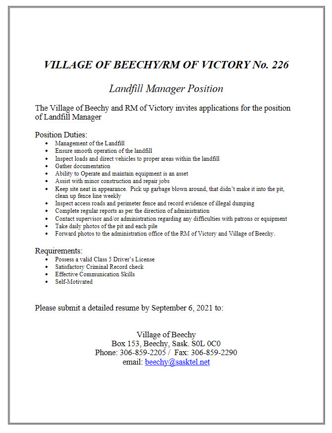 Beechy, Saskatchewan